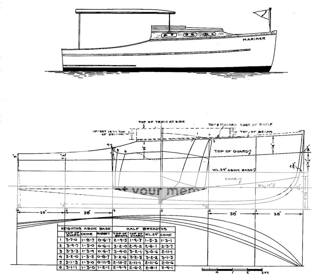 Monk Mariner Table Of Offsets And Line Drawings Photo by TarDevil ...